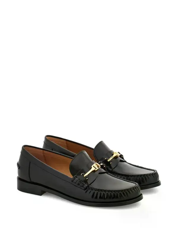 FERRAGAMO Gold-tone Loafers