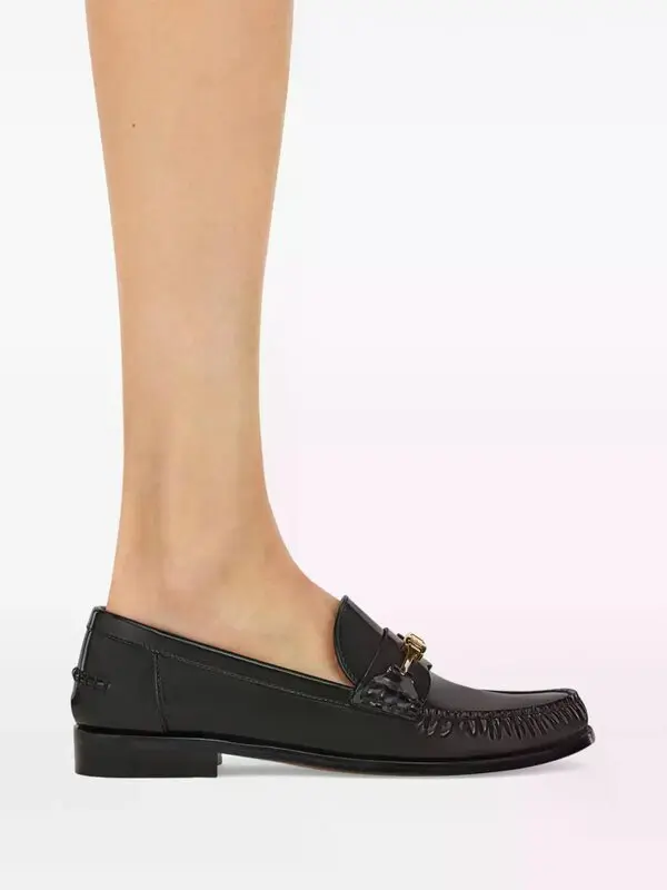 FERRAGAMO Gold-tone Loafers