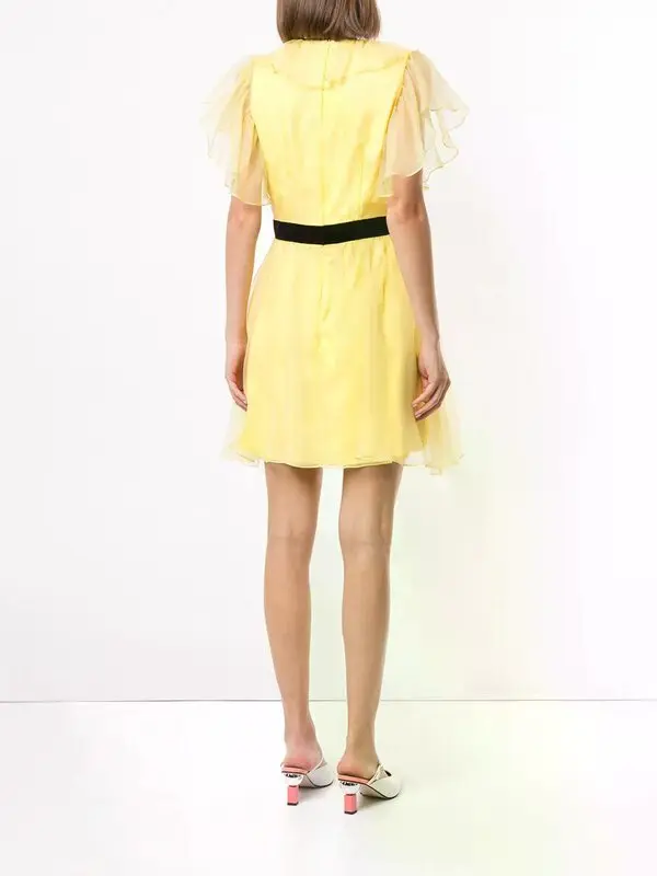 MACGRAW Sandpiper Ruffled Dress - Yellow
