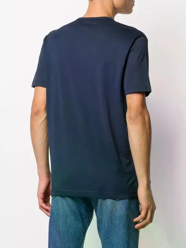 Sunspel Crew Neck Cotton T-shirt - Blue