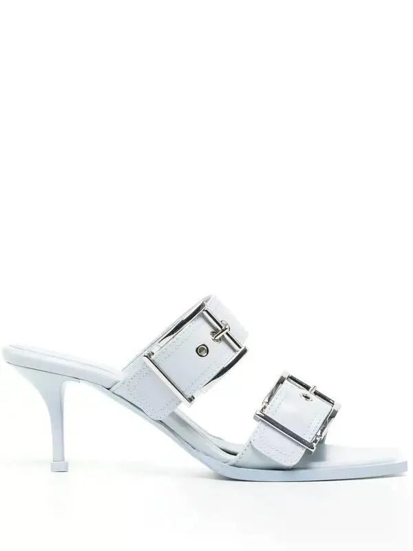 Alexander McQueen 75mm Buckled Leather Sandals