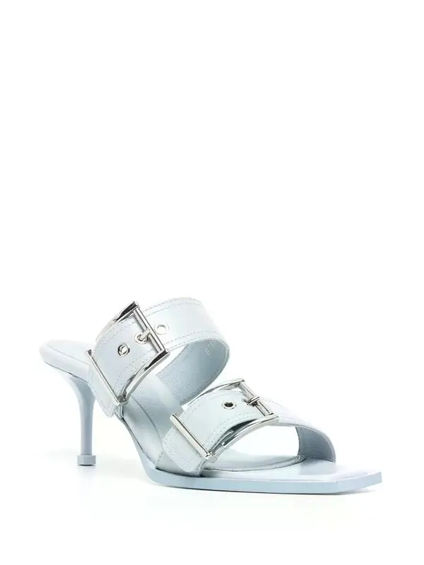 Alexander McQueen 75mm Buckled Leather Sandals