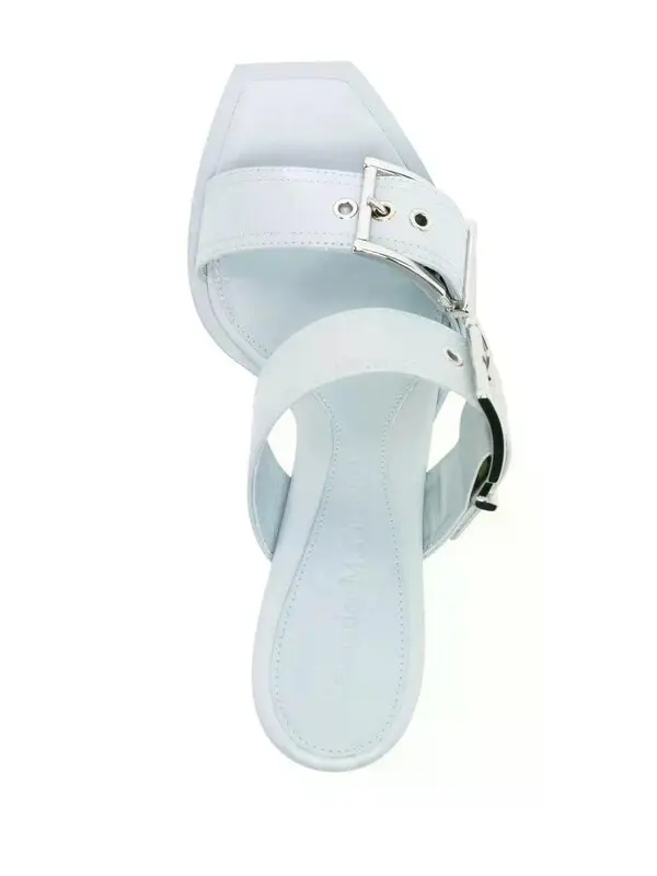 Alexander McQueen 75mm Buckled Leather Sandals