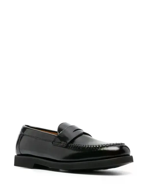 SEBAGO Leather Slip-on Loafers