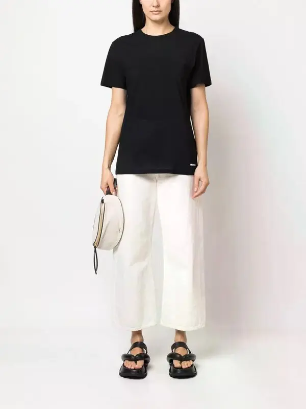 JIL SANDER Plain Cotton T-shirt