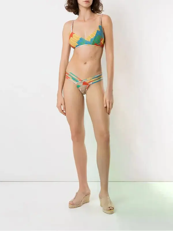 AMIR SLAMA Cocar Francês Bikini Set