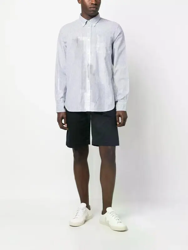 Woolrich Cotton Chino Shorts - Blue