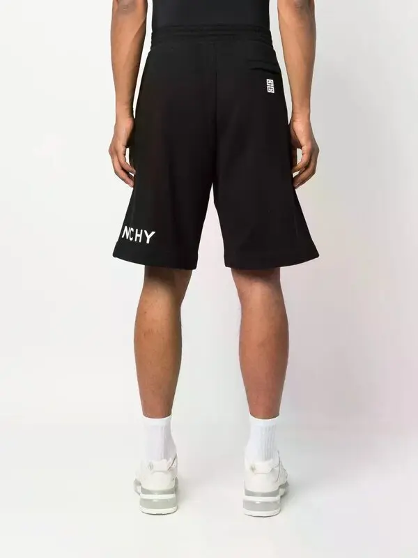 Givenchy Logo-print Track Shorts - Black