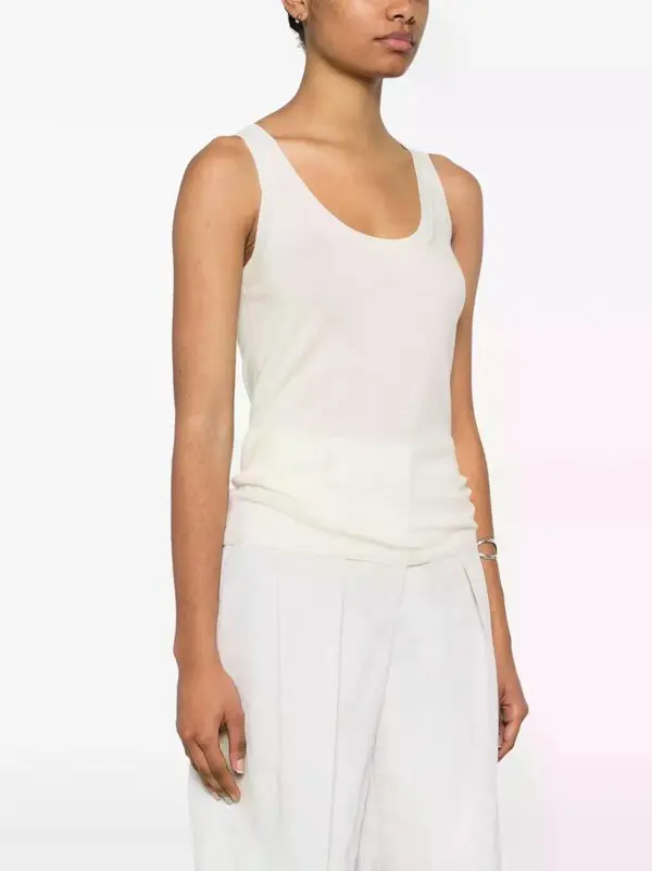 Max Mara Scoop-neck Knitted Top