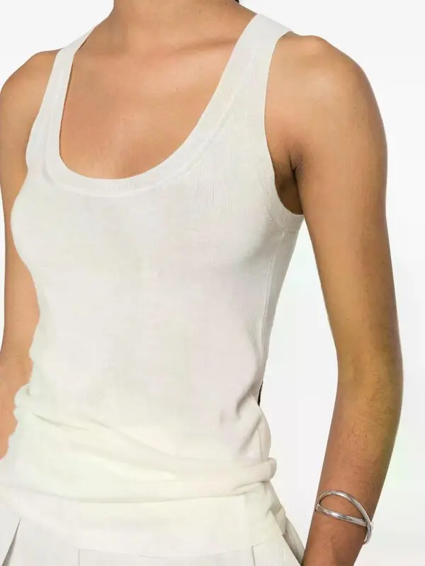 Max Mara Scoop-neck Knitted Top