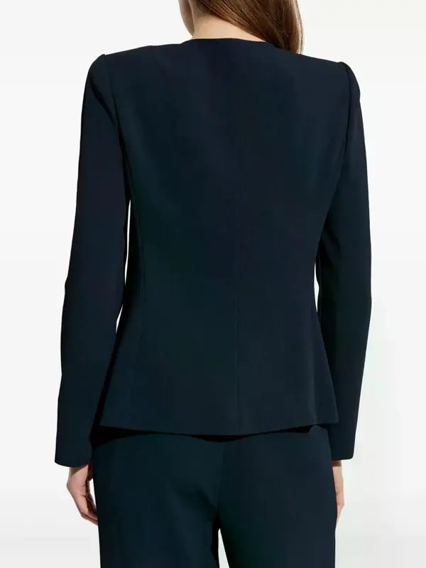 Emporio Armani Pleated Fitted Jacket