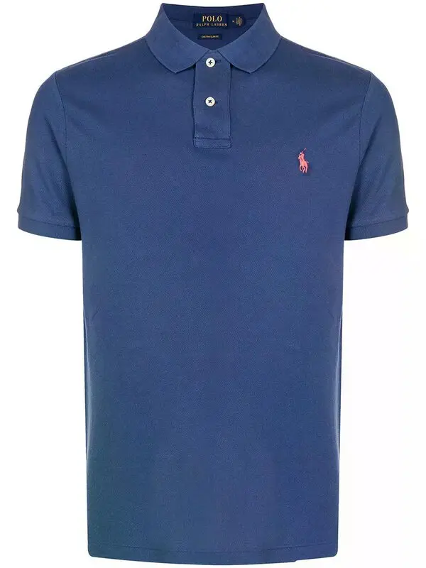 Polo Ralph Lauren Embroidered Logo Polo Shirt - Blue
