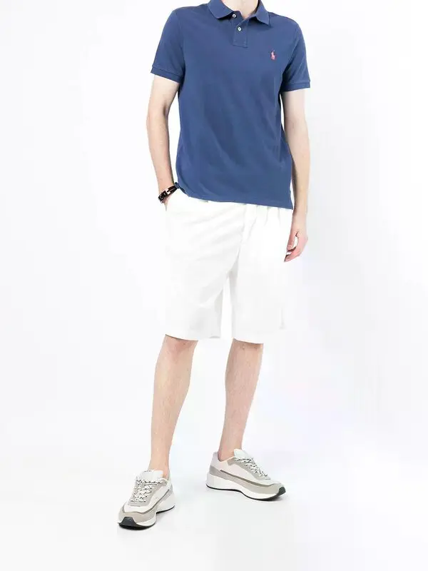 Polo Ralph Lauren Embroidered Logo Polo Shirt - Blue