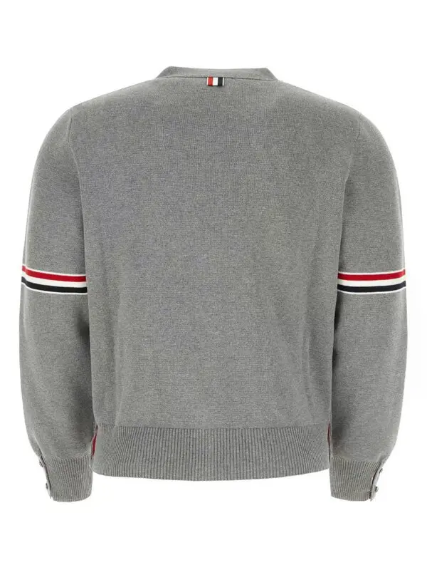Thom Browne Milano Stitch Stripe Armband Cardigan