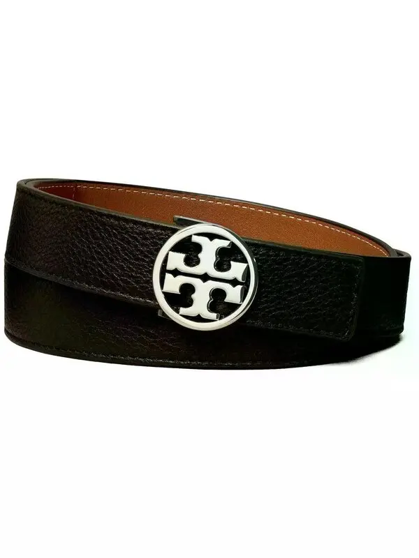 Tory Burch Miller Reversible Belt - Black