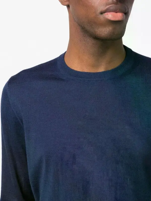 Fedeli Ribbed Crew Neck Jumper