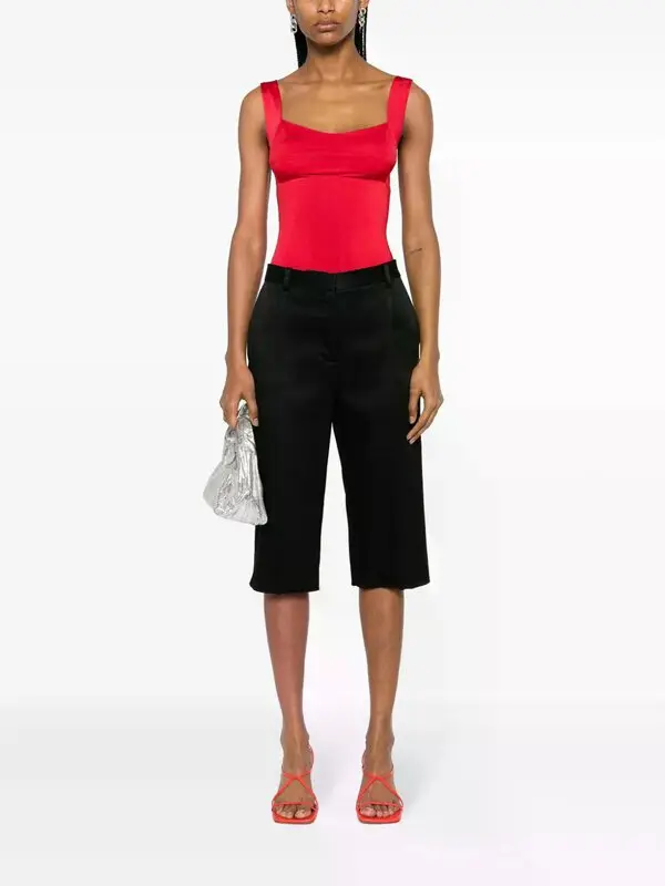 ATU BODY COUTURE Square-neck Technical Jersey Bodysuit