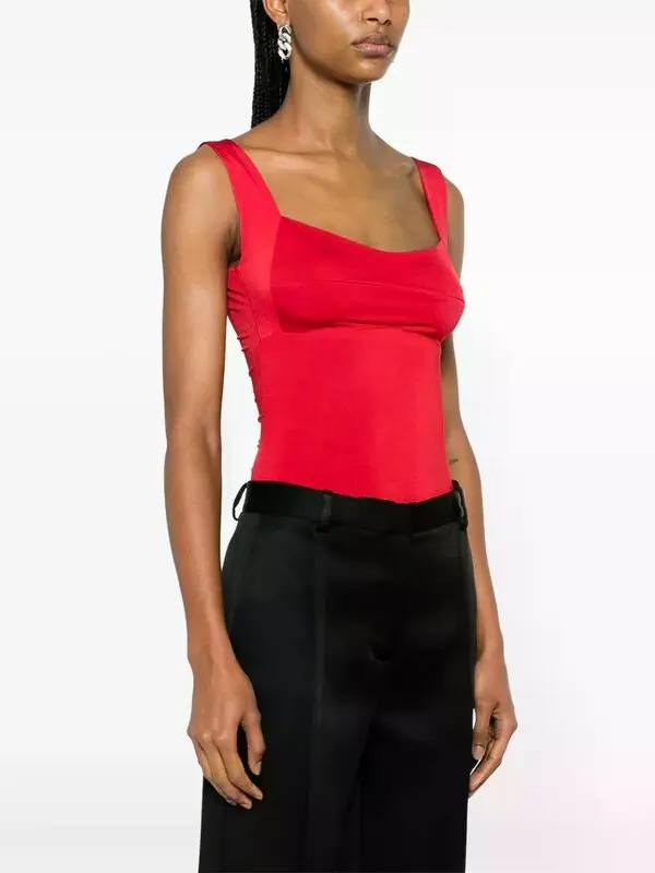 ATU BODY COUTURE Square-neck Technical Jersey Bodysuit