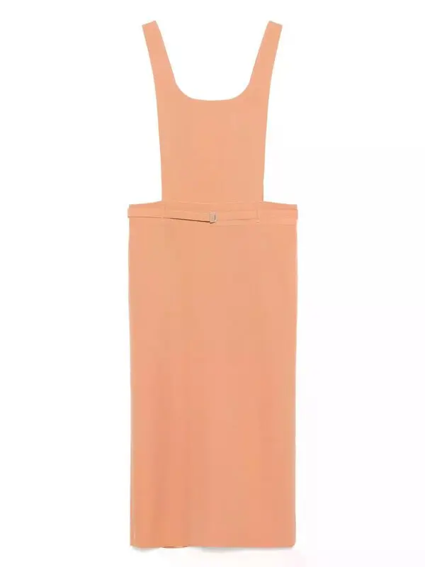 A.M.G. Sleeveless Midi Dress - Brown
