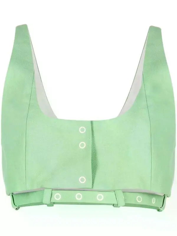GANNI Suiting Crop Top