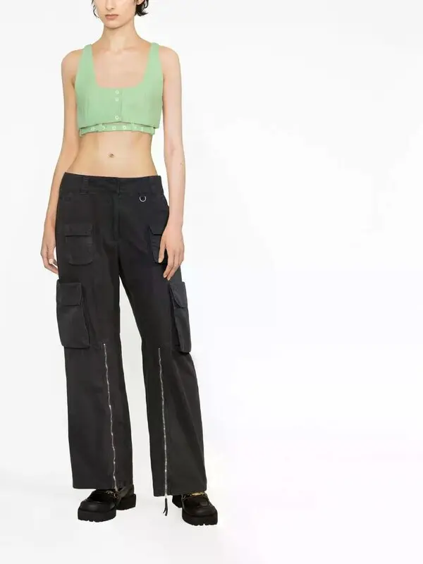 GANNI Suiting Crop Top