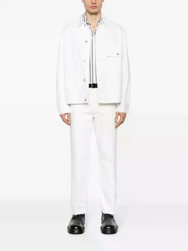 LANVIN Straight-leg Denim Trousers - White