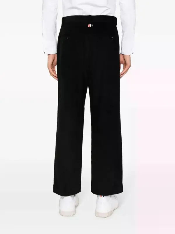 Thom Browne Corduroy Trousers With Rwb Stripe