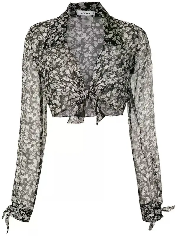 AMIR SLAMA Silk Margarida Shirt