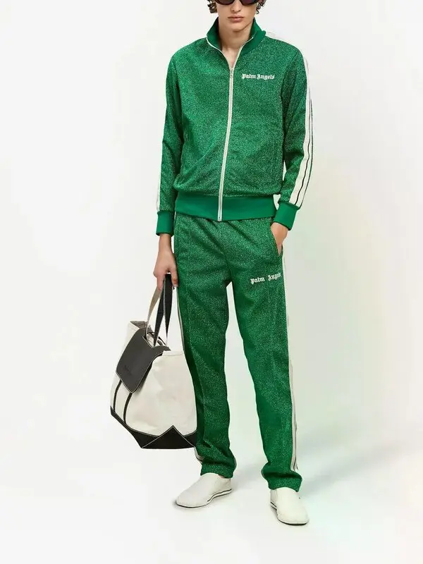Palm Angels Glitter Lurex Track Jacket