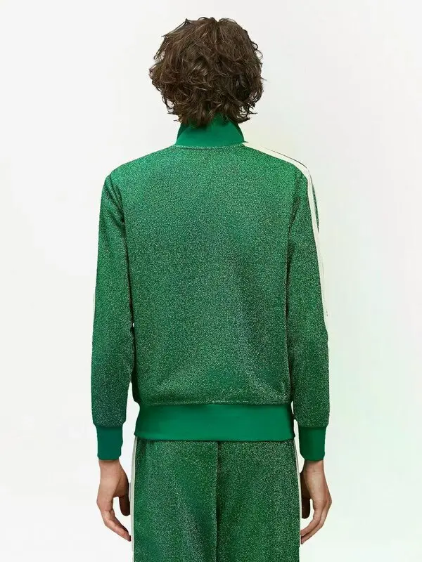 Palm Angels Glitter Lurex Track Jacket