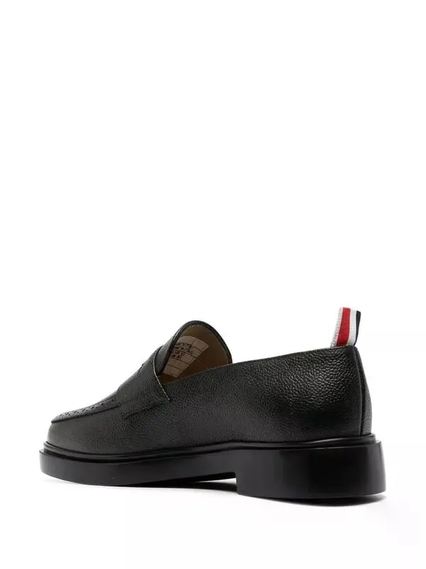 Thom Browne Pebbled Leather Penny Loafers