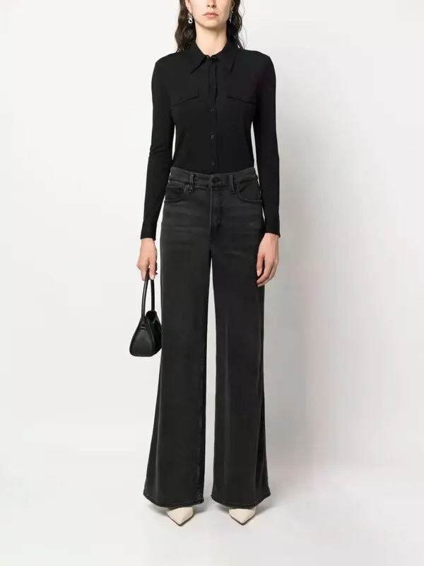 NILI LOTAN Chest-pocket Button-up Shirt