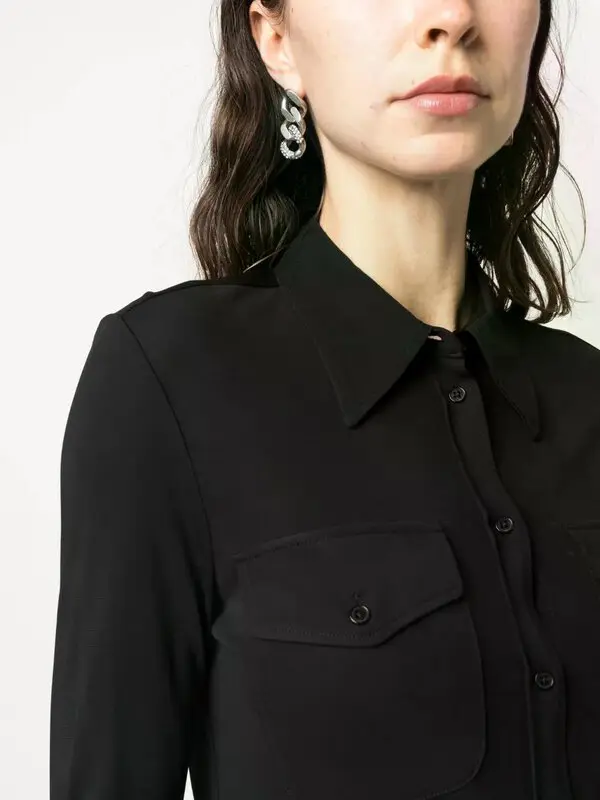 NILI LOTAN Chest-pocket Button-up Shirt