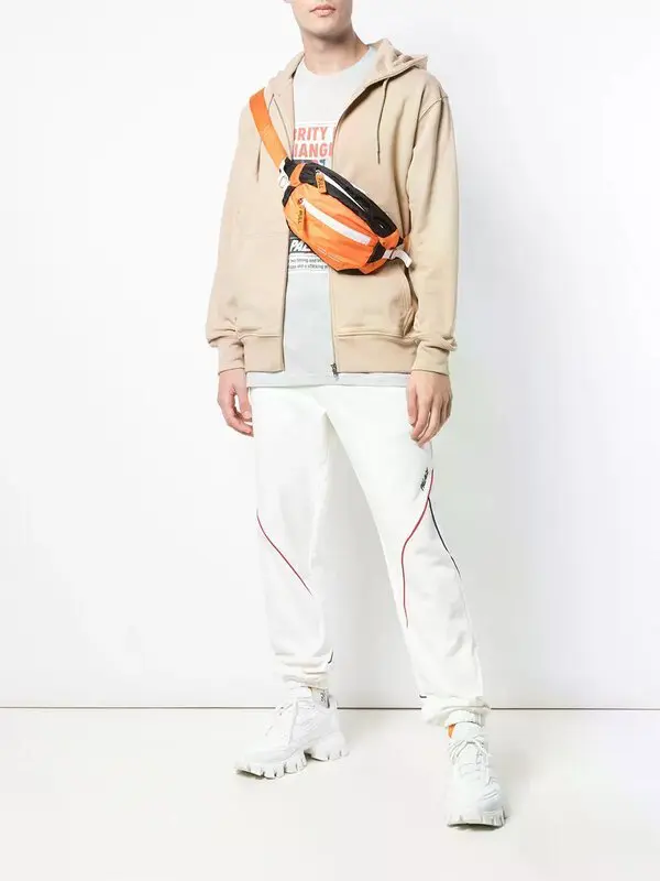 PALACE Zip-up Relaxed Fit Hoodie - Neutrals