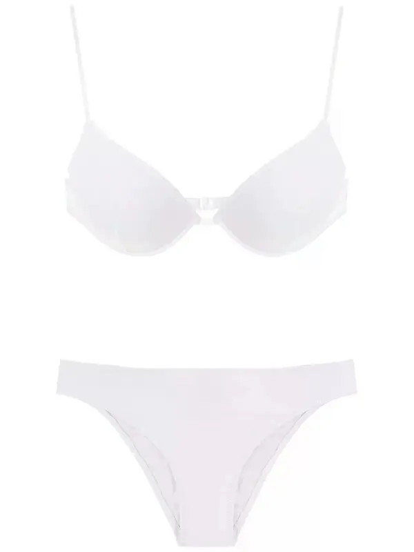 AMIR SLAMA Balconette Bikini Set - White