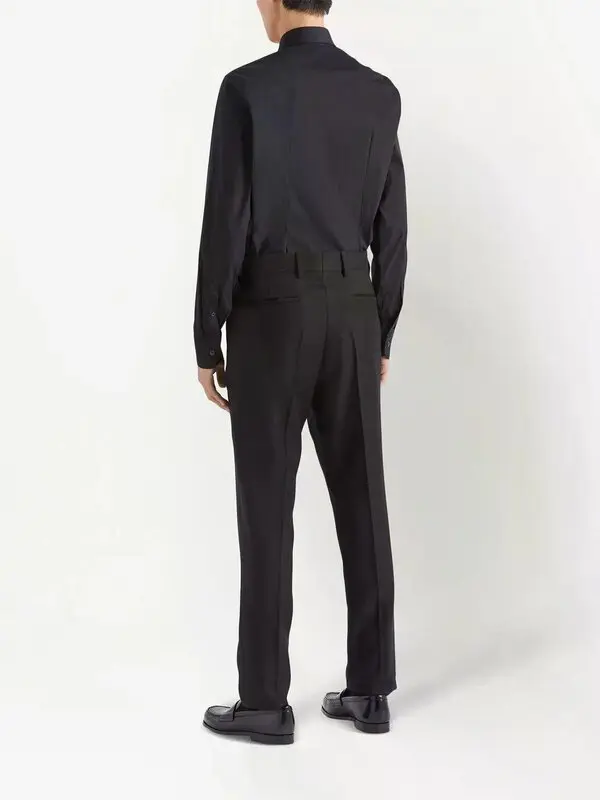 Prada Long-sleeved Poplin Shirt