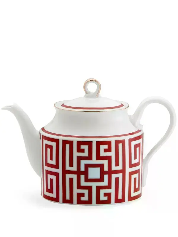 GINORI 1735 Labirinto Teapot - Red