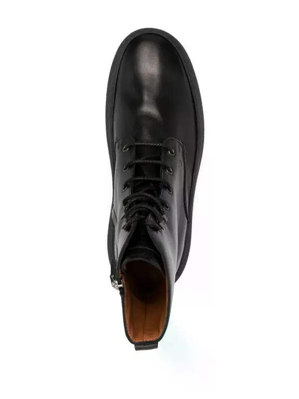TOD'S Montone Lace-up Leather Boots