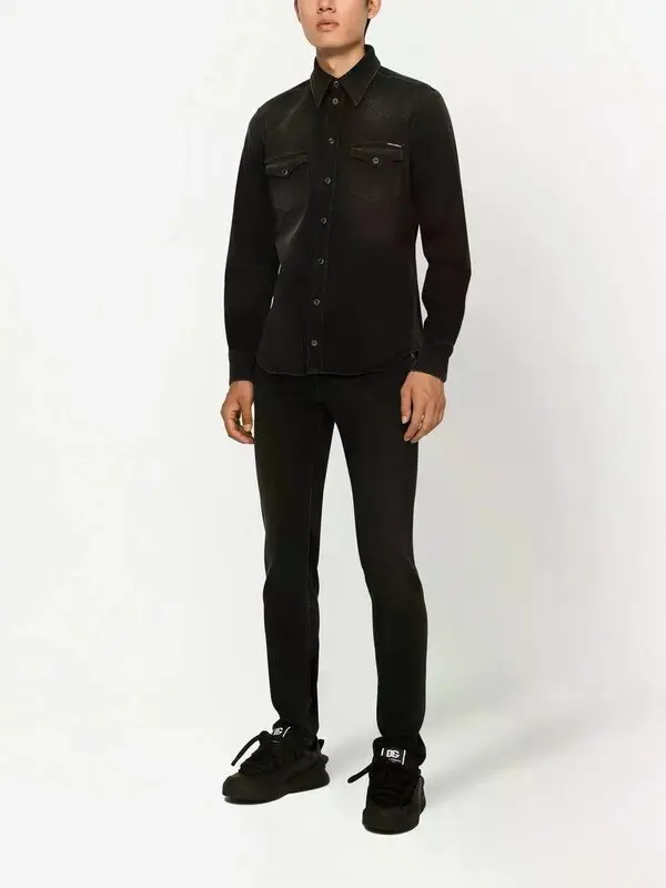Dolce & Gabbana Skinny Fit Jeans - Black