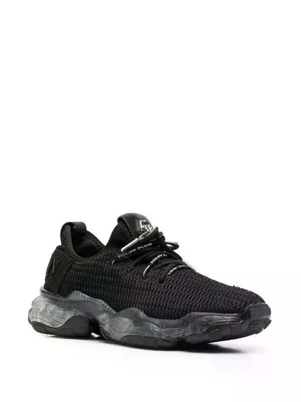 Philipp Plein Runner Hyper $hock Sneakers - Black