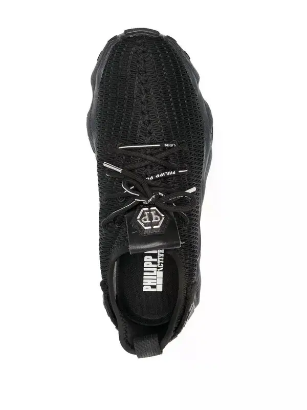 Philipp Plein Runner Hyper $hock Sneakers - Black