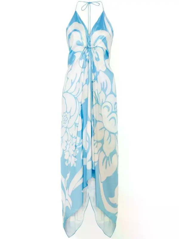 Etro Graphic-print Dress - Blue