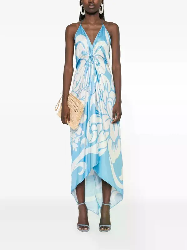 Etro Graphic-print Dress - Blue