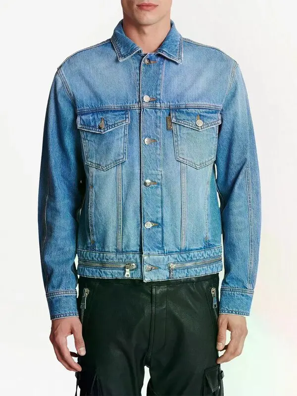 Balmain Zip-detail Denim Jacket