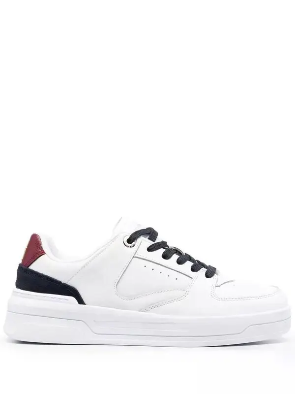 Tommy Hilfiger Monogram Low-top Leather Sneakers