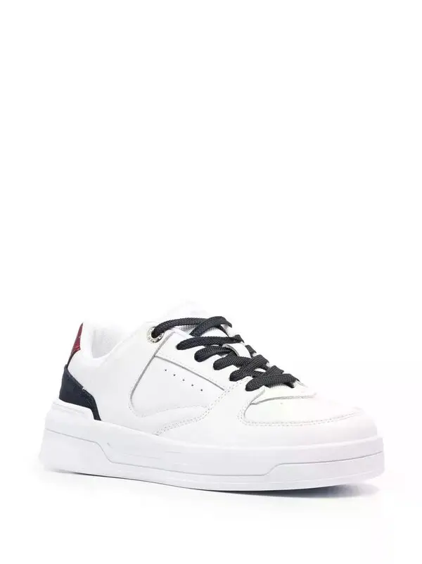 Tommy Hilfiger Monogram Low-top Leather Sneakers