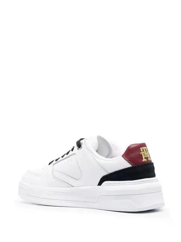 Tommy Hilfiger Monogram Low-top Leather Sneakers