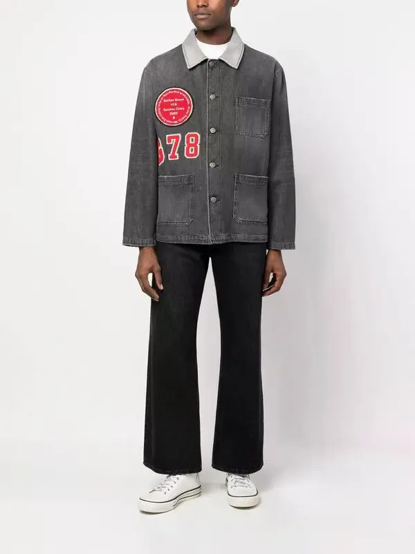 GOLDEN GOOSE Patch Detail Denim Jacket