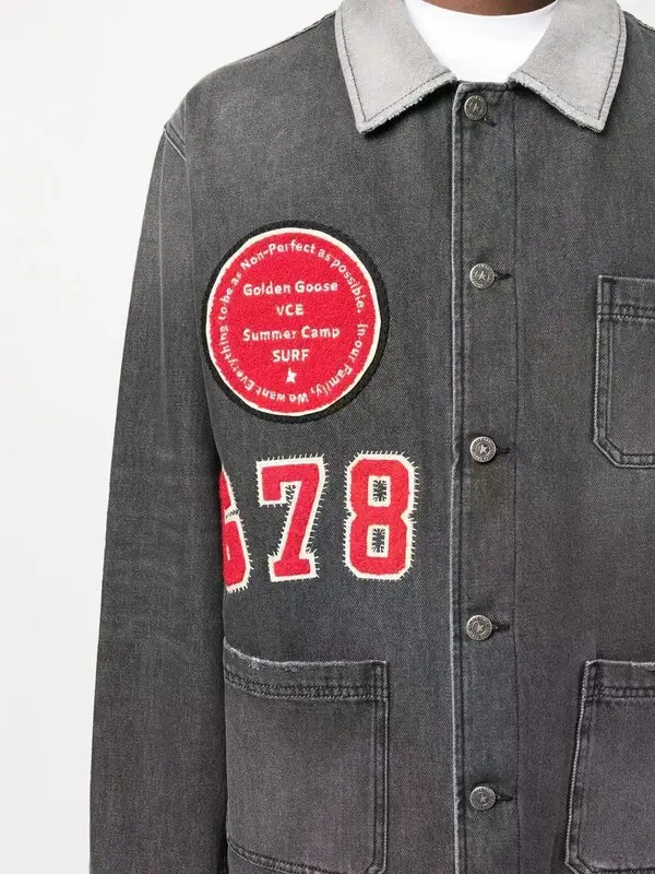 GOLDEN GOOSE Patch Detail Denim Jacket