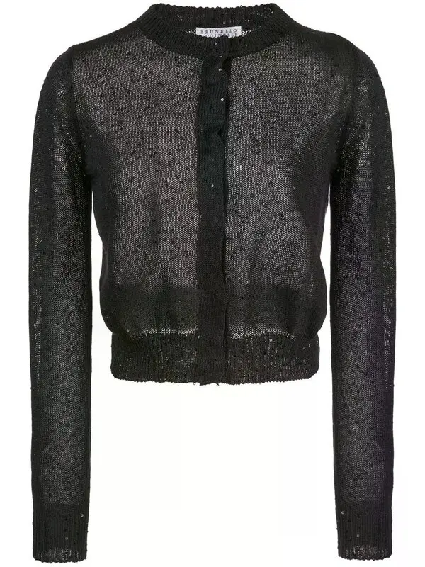 Brunello Cucinelli Sequin-embellished Cardigan